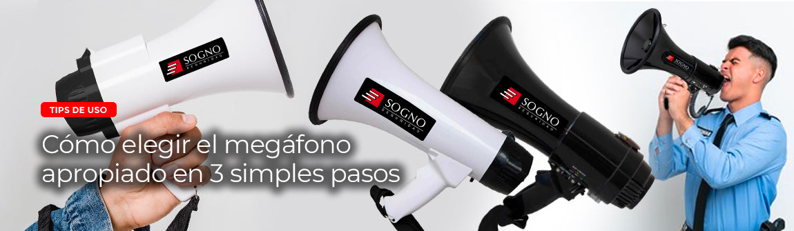Cómo Elegir el Megáfono Apropiado en 3 Simples Pasos