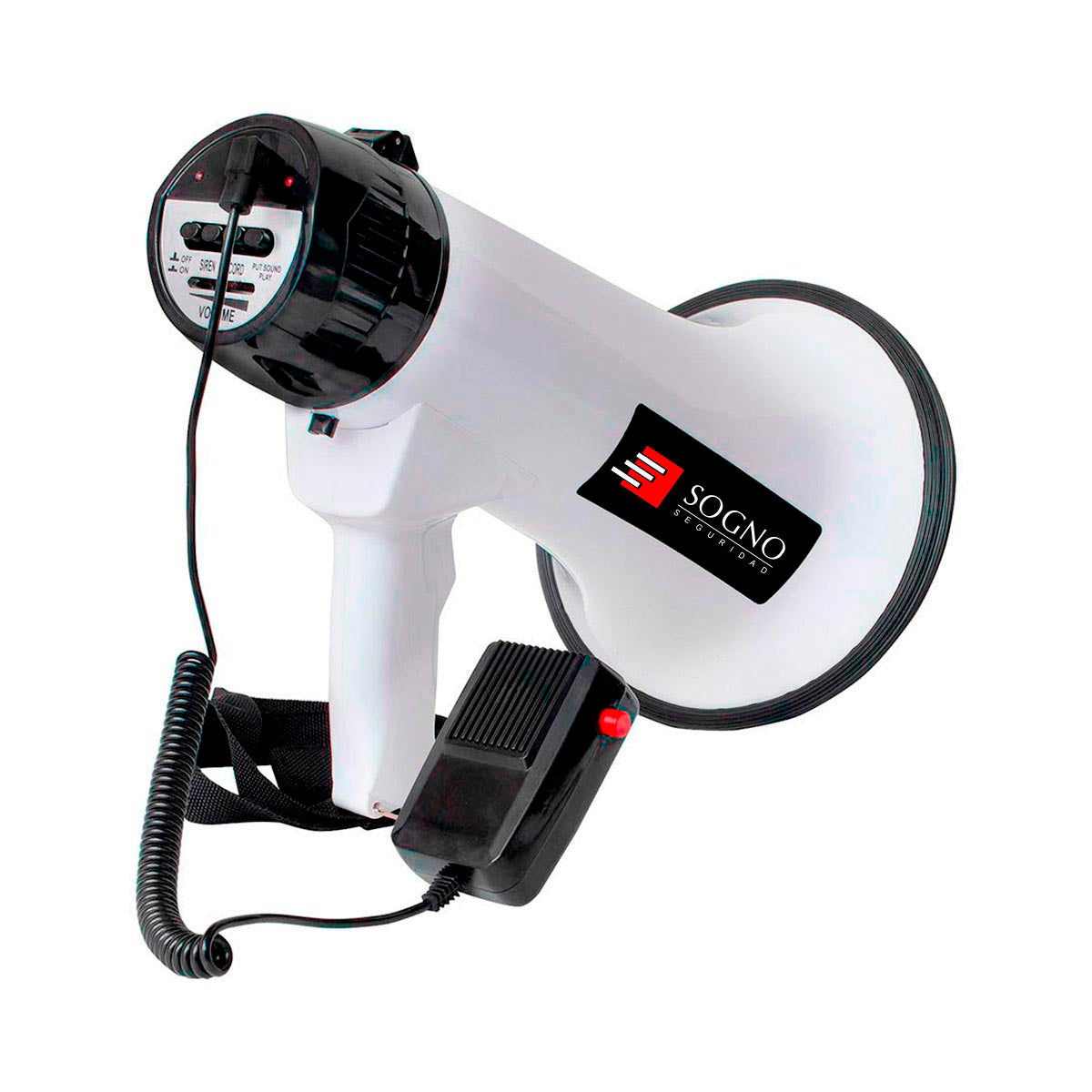 Megáfono Sogno 30 Watts a Pilas Rango 500 Metros | Sogno