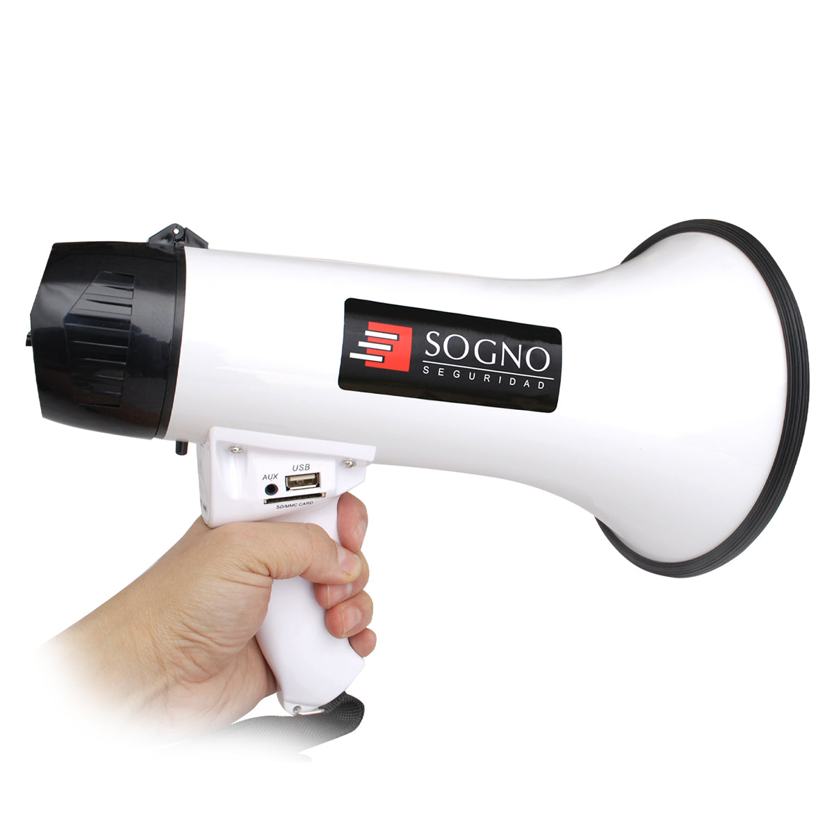 Megáfono Recargable Sogno 30 Watts Rango 500 Metros | Sogno